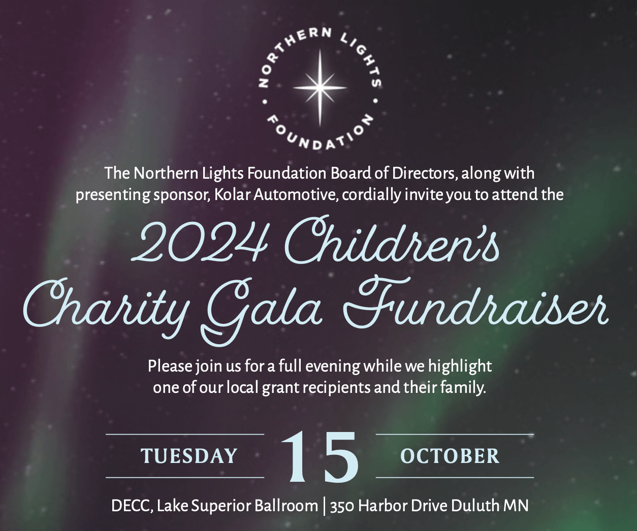 2024 Northern Lights Foundation Children’s Charity Gala – Northern ...